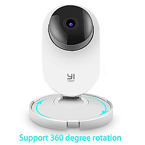Aboom (Pack of 4 Wall Mount Compatible with Yi Home Camera No Drilling, No Tools, Install Damage-Free, Bracket for YI 1080p/720p Home Camera Designed for USA (NOT Included Camera)