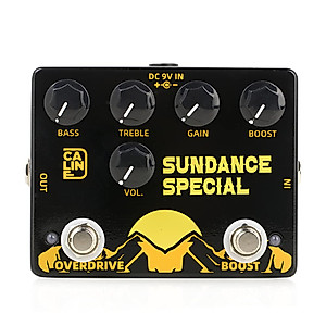 Caline DCP-06 SUNDANCE SPECIAL Boost Overdrive Effect Pedal Dual Guitar Pedal
