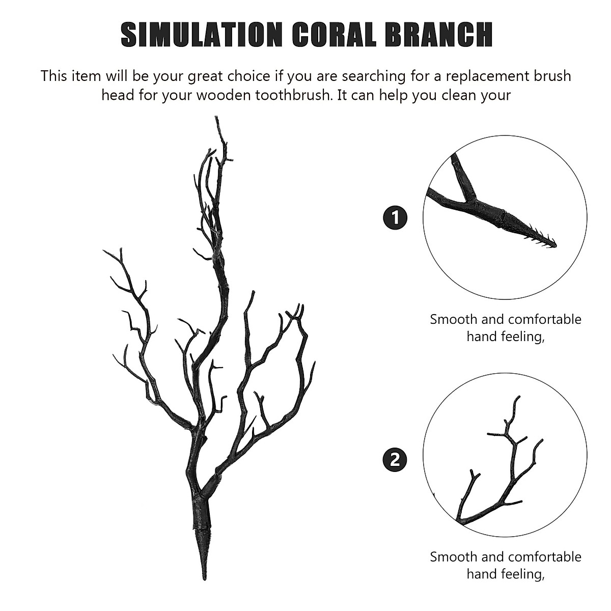 ABOOFAN 3pcs Branch Manzanita Branches Fake Dried Tree Branches Simulation Coral Plant Twigs DIY Antler Headdress Craft Halloween Party Home Decoration
