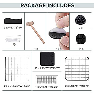 PawHut Pet Playpen Small Animal Cage Portable Metal Wire Yard Fence with Door, Ramp, Platform for Kitten, Ferret