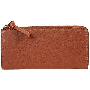 Madewell The Continental Zip Wallet English Saddle One Size