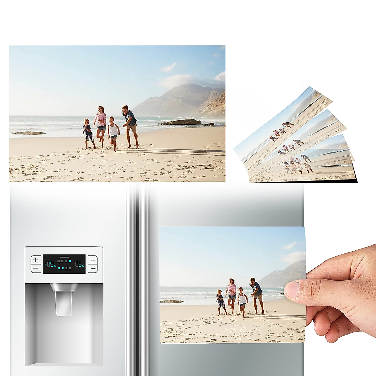 Mr. Pen- Adhesive Magnetic Sheets, 8" x 10", 4 Pack, Magnetic Sheet, Magnetic Paper, Magnet Paper Sheets, Magnetic Sheets with Adhesive Backing, Flexible Magnetic Sheet, Photo Magnets, Magnet Sheet