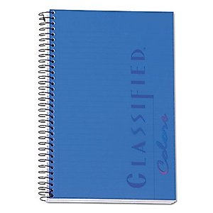 TOPS Memo/Subject Notebooks (73506), Indigo,Blue,8 1/2" x 5 1/2"