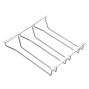 Dianoo Wine Glass Rack Under Cabinet, 304 Stainless Steel Wine Glasses Holder, Stemware Racks Storage For Bar Kitchen 30cm 3 Rows