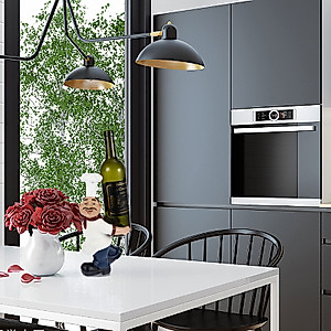 NUOBESTY 1pc Chef Wine Rack House Accessories for Home Single Bottle Wine Holder Dinning Table Decor Table Top Display Stand Home Decor Kitchen Household Resin Dining Table