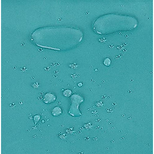 Sigmat Outdoor Seat Cushion Cover Water Repellent Square Chair Cushion Cover-Only Cover Teal 20"x20"x2"(2 Covers)