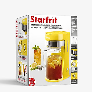 Starfrit 024015-002-0000 Iced Tea Brewer, Yellow Small Kitchen Appliance, Regular Sized