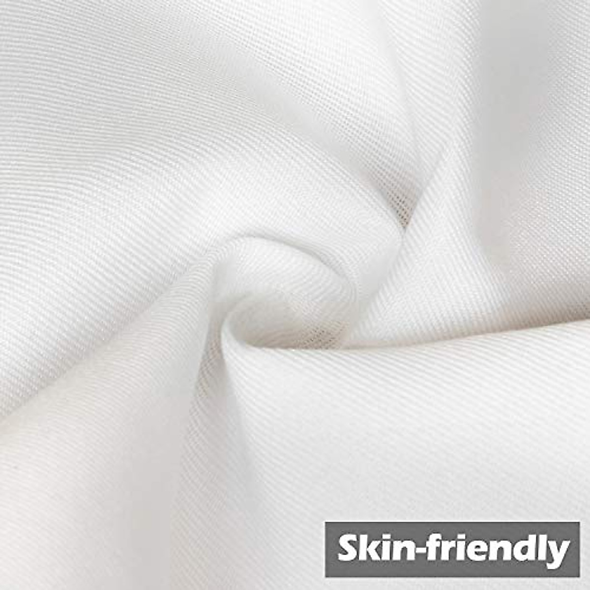 Novelty Place Kid's Apron with Chef Hat Set (3 Set) - Skin-friendly Children’s Bib with Pocket - Cooking, Baking, Painting, Training Wear - Kid's Size (6-12 Year, White)