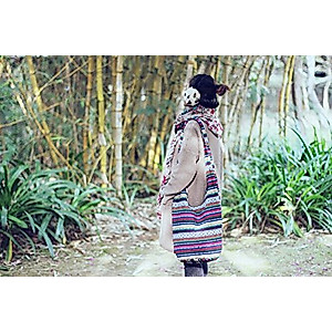 MOLLYGAN Women's Folk Style Canvas Sling Shoulder Bag Crossbody Bag Hobo (Color 4)