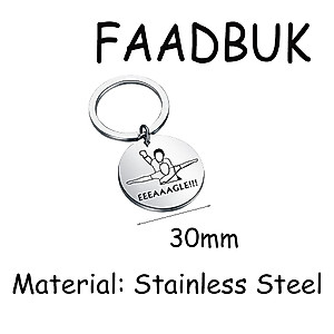 FAADBUK JD and Turk Gift Scrubs TV Show Inspired Gift Scrubs Eagle Gift Scrubs Keychain (Scrubs Eagle)