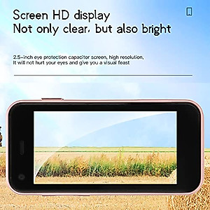 Unlocked Smartphone,Mini Smartphone,Portable Phone 2.5inch HD Touchscreen Lightweight Cell Phone,1GB RAM 8GB ROM Mini Smartphone for Students(Pink)