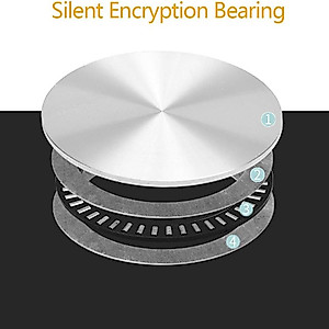 EMENAR Home Rotating Serving Tray For Kitchen Dining Table, 40in Lazy Susan Turntable Tabletop Organizer, Heavy Duty Thick Rotating Serving Plate (Size : 100cm/40in)