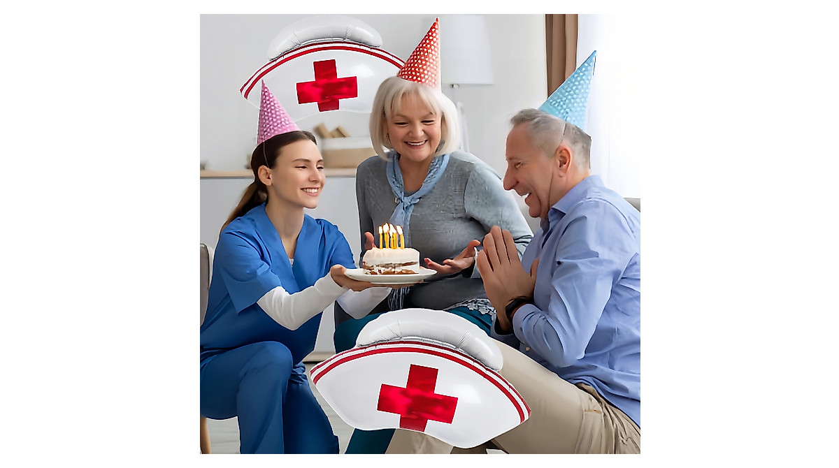 CYMYLAR Nurse Cap Balloons for Graduation Celebrations