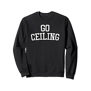 Ceiling Fan - Go Sports Funny Punny Halloween Costume Sweatshirt