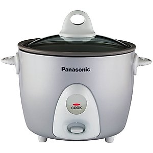 Panasonic SR-G06FG Automatic 3.3 Cup (Uncooked) Rice Cooker (Silver)