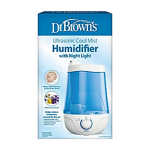 Dr. Brown’s™ Ultrasonic Cool Mist Humidifier with Nightlight (Pack of 2)