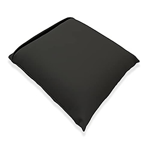 Rehabilitation Advantage Body Positioning Black Pillow Bolster 12 Inch x 12 Inch x 3 Inch