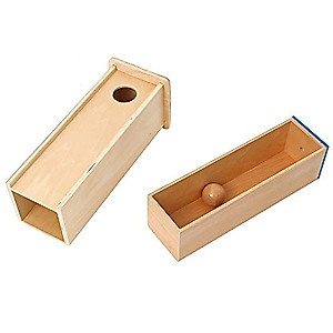 Adena Montessori Object Permanence Box w/ DrawerMontessori Ball Drop Imbucare Box