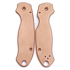 Flytanium Custom Copper Scales for para 3 Knife