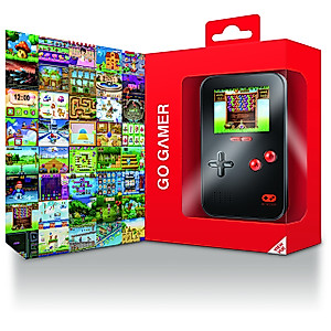 My Arcade Go Gamer Portable - Handheld Gaming System - 220 Retro Style Games - 16 Bit High Resolution - Battery Powered - Full Color Display - Volume Buttons - Headphone Jack - Black
