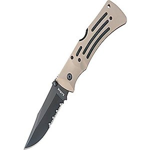 Ka-Bar 2-3053-0 Desert Mule Folder Knife,Large,Tan
