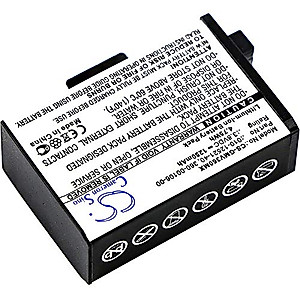 FITHOOD Battery Replacement for Garmin Virb 360 Part NO 010-12521-40, 360-00106-00