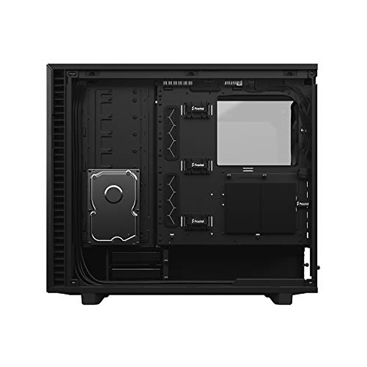 Fractal Design Define 7 Black Brushed Aluminum/Steel E-ATX Silent Modular Dark Tempered Glass Window Mid Tower Computer Case