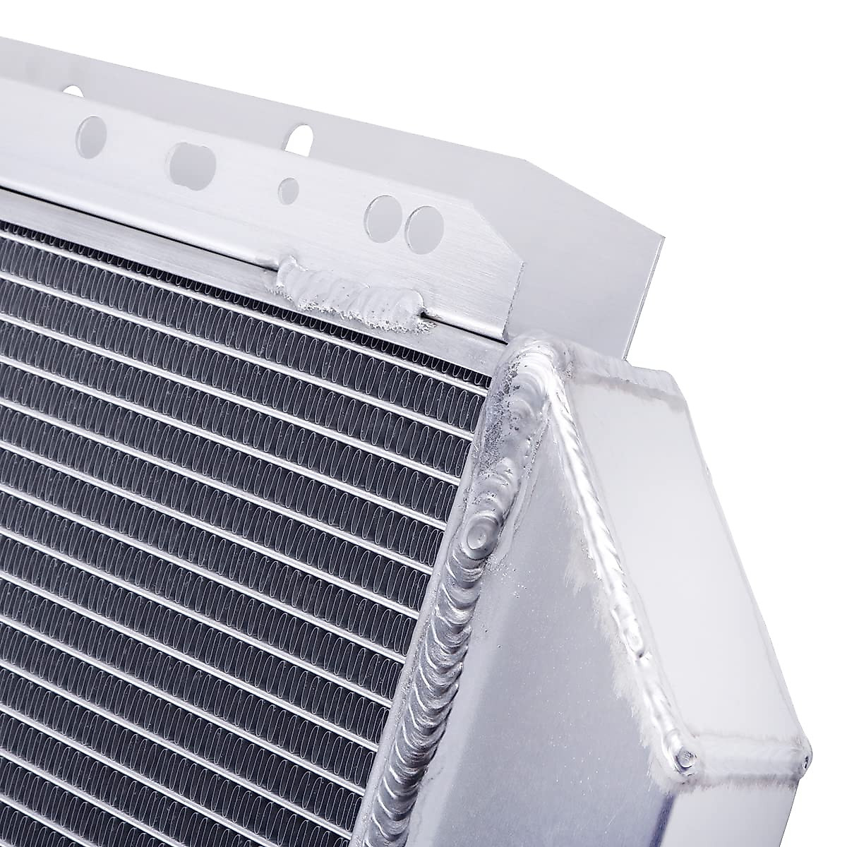 OHOB-COOL 4 Row High Performance Full Aluminum Radiator 1966-1979 67 68 69 78 Ford F100 F150 F250 F350 Bronco Custom Ranger Pickup Truck V8 (CU433)