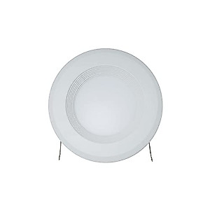 Catalina Lighting 5"-6" Battery Backup Power Supply LED Recessed Ceiling Floodlight Fixture, Emergency Lighting, White