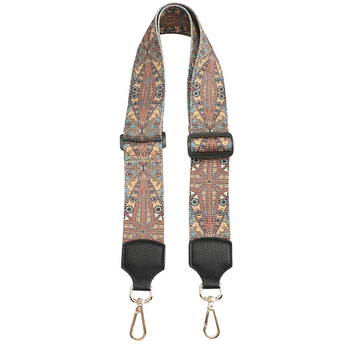 Purse Strap Replacement Guitar Style Multicolor Canvas 85cm-28cm Crossbody Strap for Handbags (Color-15)