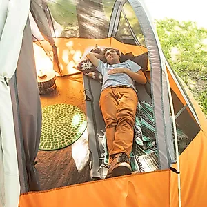 CORE 11 Person Large Multi Room Tent for Family Camping, Hiking and Backpacking | Best Portable Dome Camp Tent with Storage Pockets for Camping Accessories