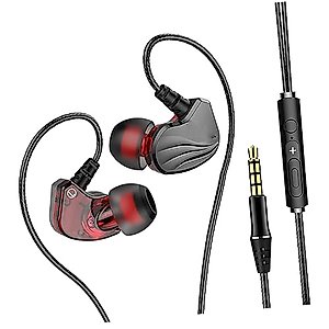 Mikikit Headset Cord Headphones Wired Ear Buds Wired Earphones Corded Earbuds Sports Earbuds Small Headphones in-Ear Headphone Type-C Earphone bass earplugs eat Chicken
