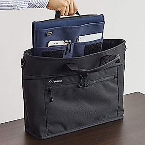 LIHIT LAB Tablet Sleeve with Pockets, 11.5 x 1 x 9.5, Black (A7767-24)