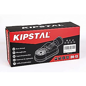 KIPSTAL Dust Shroud for Drill Max 2-5/8 Inch (70mm) Hammer Power Tool Attachment Universal Dust Extractor Adjustable