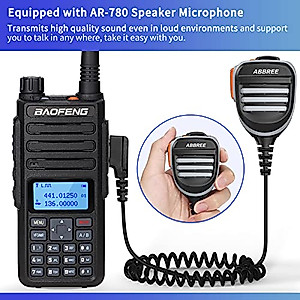 Ham Radio Baofeng BF-H6 10W High Power Two Way Radio Dual Band Handheld Walkie Talkie(UV-5R Upgraded Version) with PL2303 USB Programming Cable etc Extended Kit