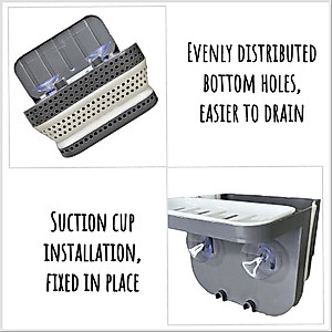 Sponge Holder for Kitchen Sink, Sponge Caddy, Dish Brush Holder, Kitchen Sink Caddy, Kitchen Accessories, kitchen sink sponge caddy, dish soap holder, Kitchen Sink Organizer, Sink Sponge Holder