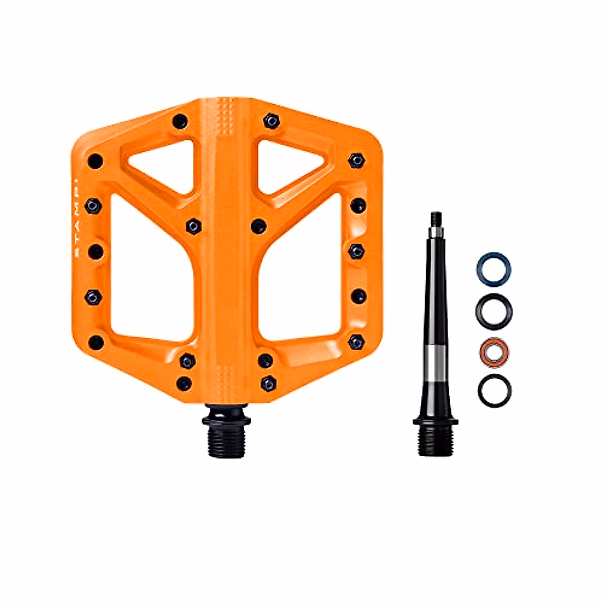 Crankbrothers MTB Pedals Stamp 1 Large Orange