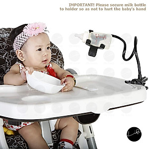 Handsfree Stroller Handphone Tablet Holder - Carseat Car Seat Kid Grocery Cart Mommy Clip Feeding Cup Attachment Hook Accessory Phone Mount