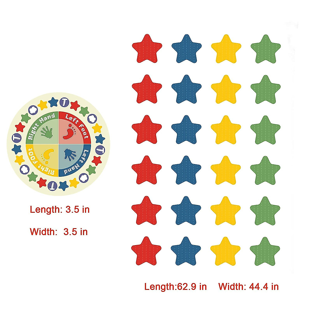 Fun Party Games Indoor and Outdoor Game for Kids Family Party Game Interesting Floor Game,Foot Games,Bigger Mat for 2 and More Players