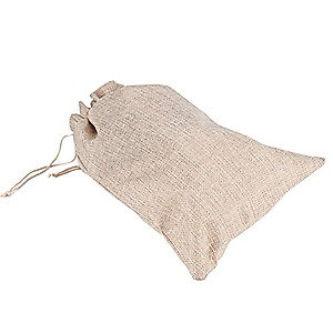 ZOENHOU 30 Packs 8 x 12 Inch Large Burlap Bags with Drawstring, Durable Jute Drawstring Bags, Dustproof Burlap Sacks for Favors Party DIY Craft
