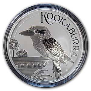 2022 P 1 Kilo (32.15 oz) Australian Silver Kookaburra Paperweight Coin Brilliant Uncirculated (BU - in Capsule) with Certificate of Authenticity $30 Seller BU