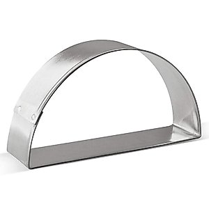 Half Circle/Taco/Lemon Slice/Orange Slice/Lime Slice 3.75 Inch Cookie Cutter from The Cookie Cutter Shop – Tin Plated Steel Cookie Cutter – Made in the USA