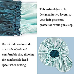 Satin Bonnet Silk Bonnet Hair Bonnet for Sleeping Satin Bonnet for Hair Bonnets for Women Silk Bonnet for Natural Hair