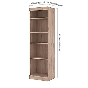 Bestar Pur 25W Shelving Unit in White