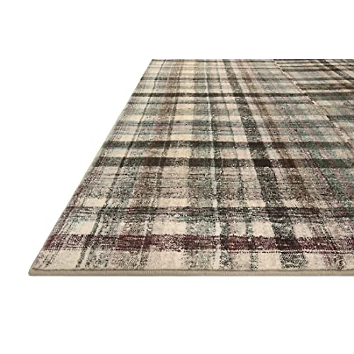 Loloi Chris Loves Julia Humphrey Collection HUM-03 Forest/Multi 7'-3'' x 9'-3'' .38" Pile Height, Area Rug feat. CloudPile