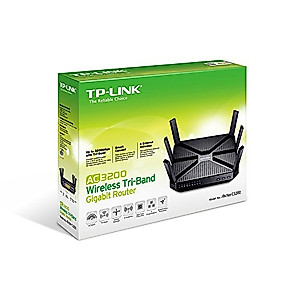 TP-Link AC3200 Wireless Wi-Fi Tri-Band Gigabit Router (Archer C3200) (Renewed)