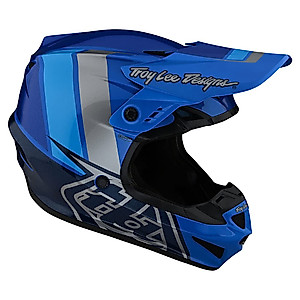 Troy Lee Designs GP Anarchy Adult Offroad Motocross Dirt Bike ATV Powersports Racing Full Face Helmets Lightweight Ventilated Youth GP Helmet; NOVA Blue MD