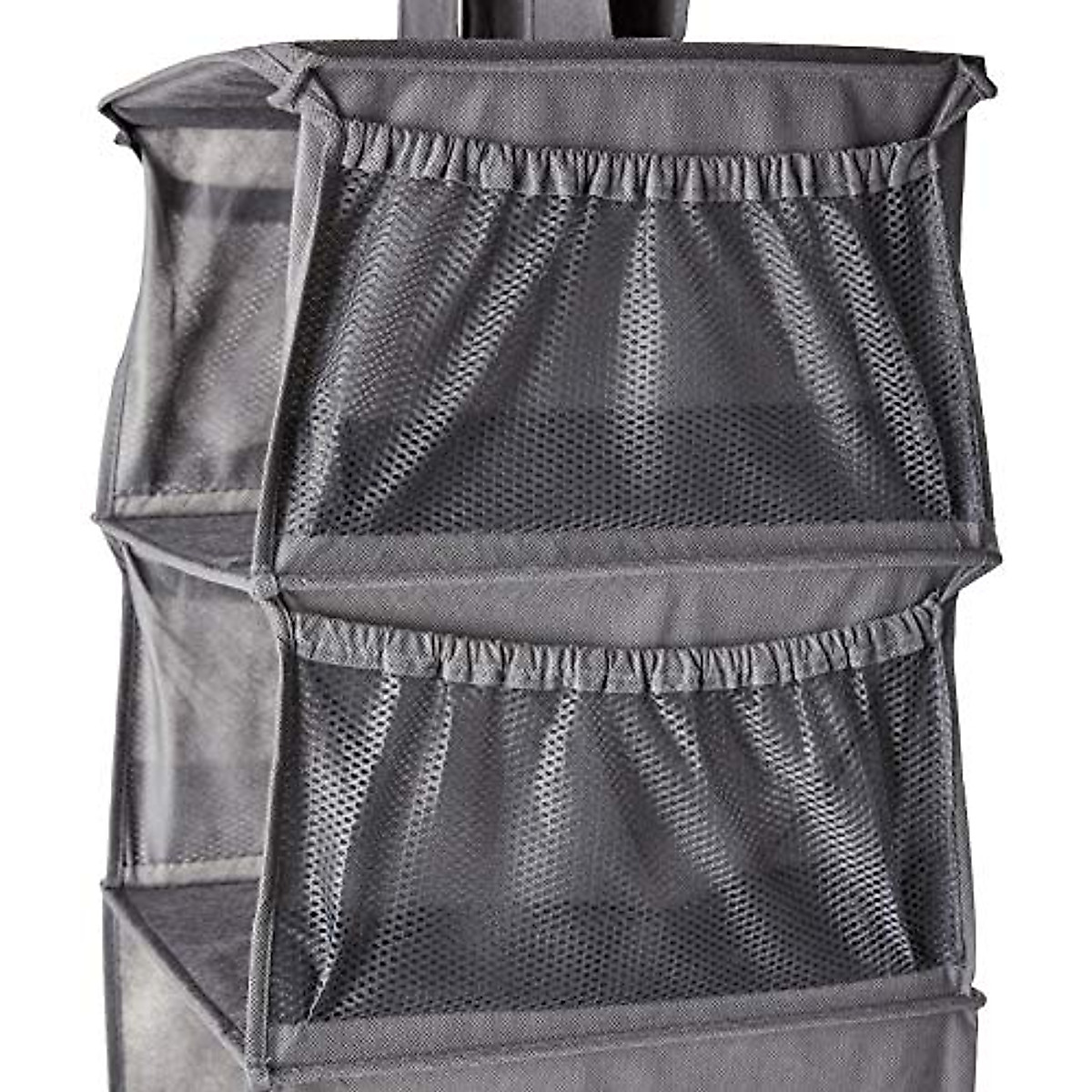 HOMZ 3817401 2Piece Closet Organization Combo Set Grey