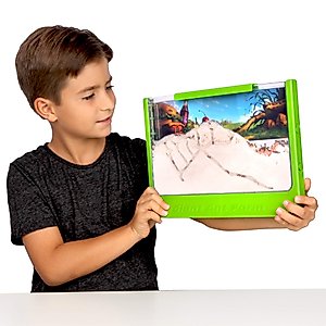 Uncle Milton Giant Ant Farm - Large Viewing Area - Care for Live Ants - Nature Learning Toy - Science DIY Toy Kit - Great Gift for Boys & Girls, Green