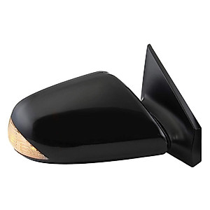 For Scion TC 2005-2010 Door Mirror Passenger Side | Power | Non-Heated | Non-Folding | w/Signal Light | 5-Hole | 5-Prong Connector | Paintable | Replacement For 8791021190C0 | SC1321102